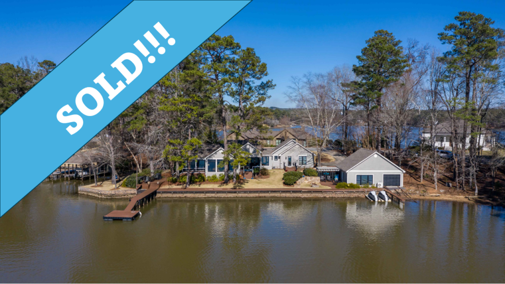 Stunning Single Level Lakefront Home SOLD! | Lake Harding Homes